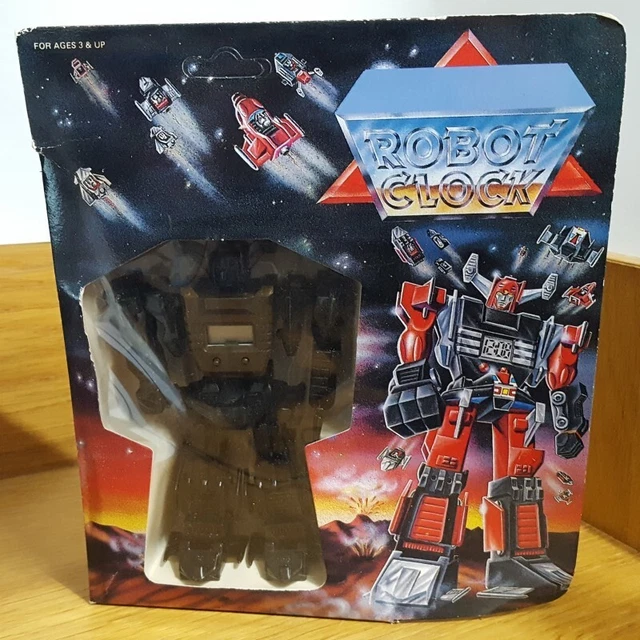 RARE VINTAGE RETRO Original 80s Old Black Transformer Space Fighter ...