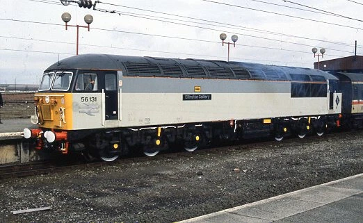 ORIGINAL COLOUR SLIDE of ex works 56131 BR class 56 diesel loco £0.99 ...