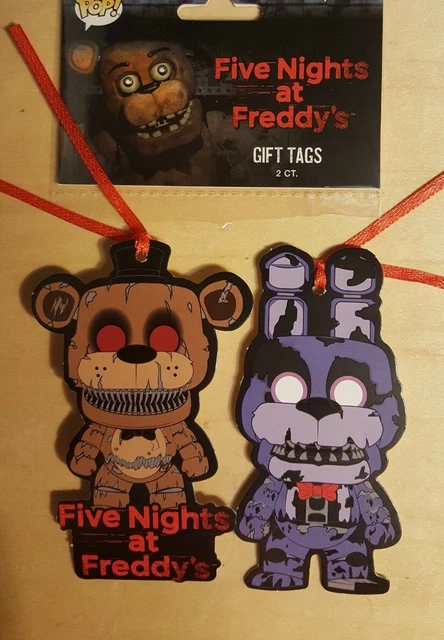 FIVE NIGHTS AT Freddy's FNAF Gift Tags Freddy & Bonnie Funko Wal-Mart ...