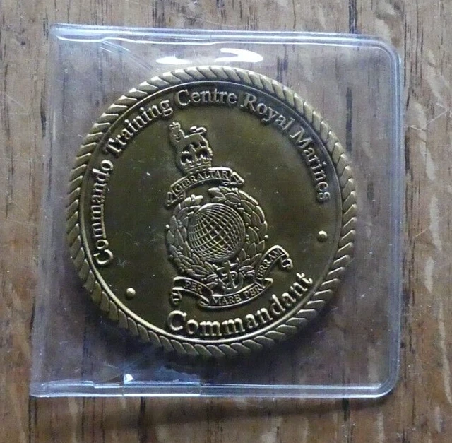 ROYAL NAVY COMMANDO Training Centre Challenge Coin - Royal Marines £5. ...