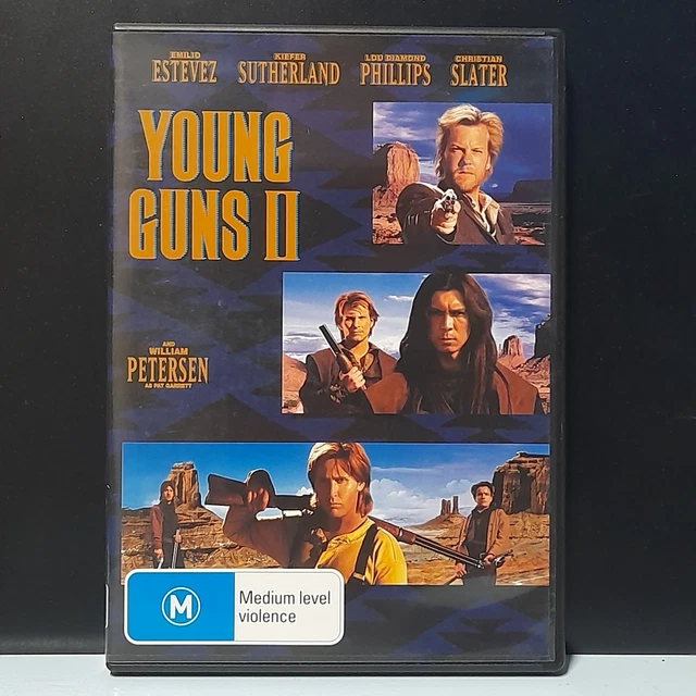 YOUNG GUNS II (DVD, 1990) Rated M PAL Region 4 Good Condition $3.00 - PicClick AU