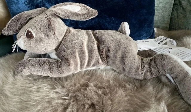 IKEA VANDRING HARE Plush Soft Stuffed Animal Rabbit Toy Long 17" KIDS ...