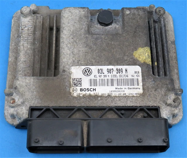 VW PASSAT 2.0 TDI Engine Control Unit ECU 03L907309N £99.00 - PicClick UK