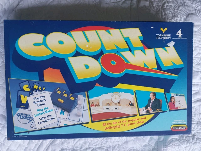 VINTAGE COUNTDOWN BOARD Game Spears Games 1997. £5.43 - PicClick UK