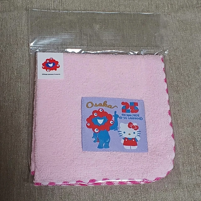 OSAKA EXPO LIMITED kitty black myakumyaku collaboration handkerchief ...