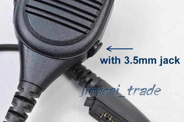 RAINPROOF WATER-RESISTANT SPEAKER Microphone Mic for Motorola Radio ...