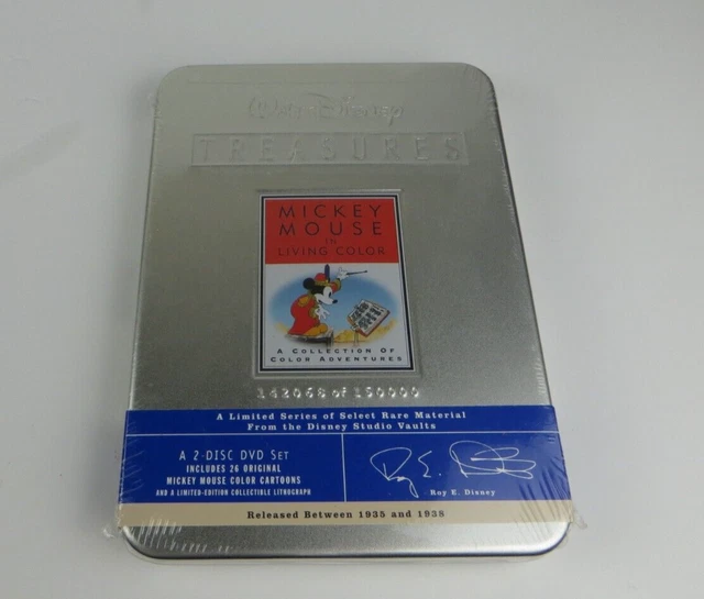 WALT DISNEY TREASURES: Mickey Mouse in Living Color - LIMITED RARE $92. ...