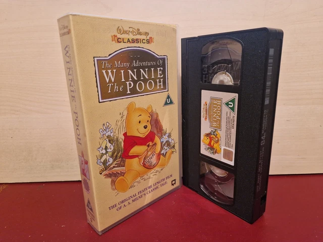 The Many Adventures Of Winnie The Pooh Walt Disney Pal Vhs Video