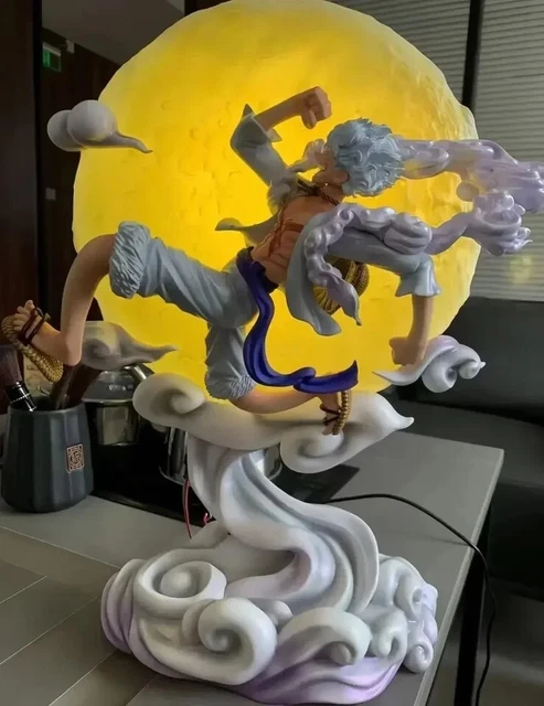 ONE PIECE MONKEY D. Luffy Gear 5 Wano Arc With Moon 34cm GK Action ...