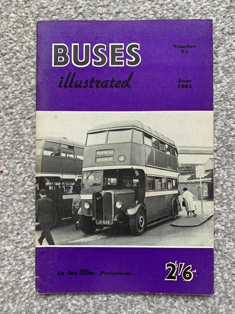 BUSES ILLUSTRATED, JUNE 1961, Issue 75, Ian Allan Magazine £3.99 ...