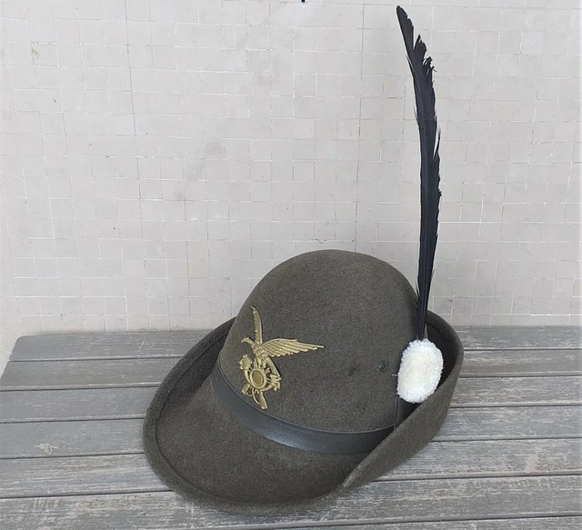 CAPPELLO ALPINI ANNI '70 Fanteria 1° Battaglione Rgt. Alpini originale ...