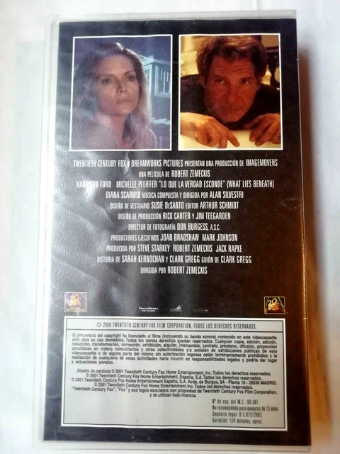 WHAT THE TRUTH Hides VHS Tape Harrison Ford/Michelle Pfeiffer Robert ...