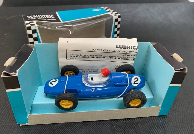 VINTAGE SCALEXTRIC C58 Cooper Blue #2 mint condition boxed UNUSED. £21. ...