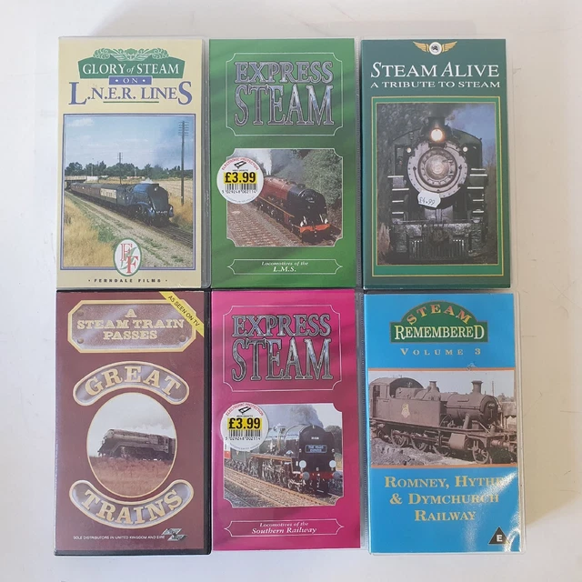 6 X VHS Railway Video Steam Trains Locomotives LNER Bundle Lot A EUR 11 ...