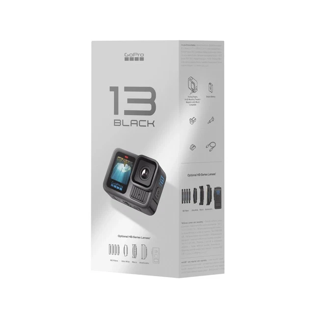 GOPRO HERO13 BLACK Action Camera 5.3K Ultra HD - Brand New Sealed £300. ...