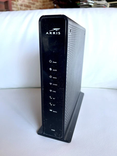 ARRIS TG1682G DUAL Band Wireless 802.11ac Cable Modem Router w/ Cords ...