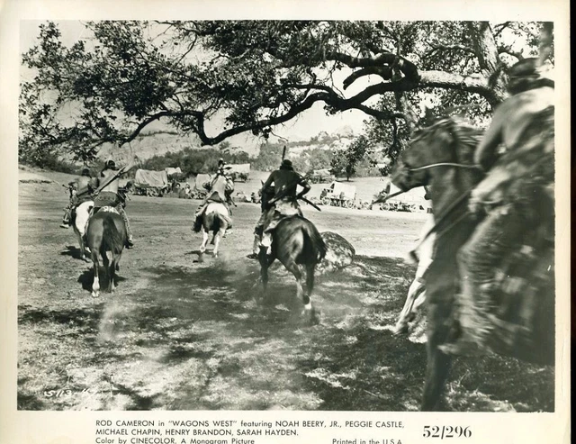 PEGGIE CASTLE NOAH BEERY JR ROD CAMERON WAGONS WEST ORIG 8X10 Photo ...