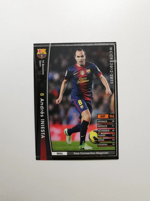 PANINI WCCF 2012 2013 Andres Iniesta FC Barcelona Barca Spagna #3 EUR 1,00 - PicClick IT
