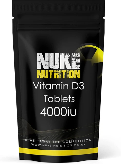 VITAMIN D3 TABLETS 4000Iu | 60 Tablets | Vitamin D High Strength ...