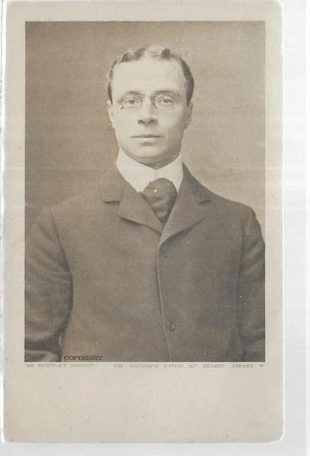 MR HUNTLEY WRIGHT - 1900s Unposted Postcard stage & film actor comedian ...