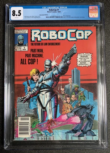 ROBOCOP #1 KIOSK Variante 1. Auftritt von Robocop Key CGC 8.5 ...