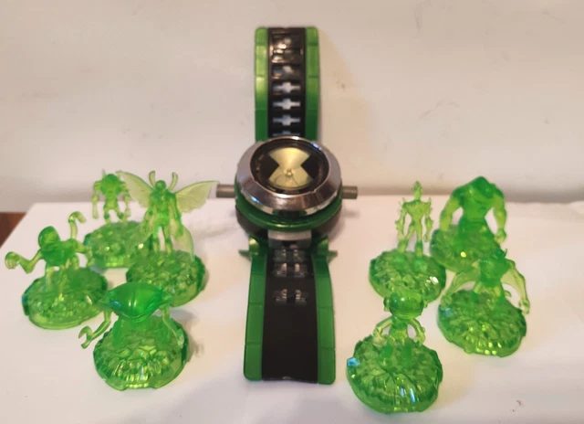 BEN 10 ULTIMATE Omnitrix FX Watch by Bandai, year 2008 with Crystals ...
