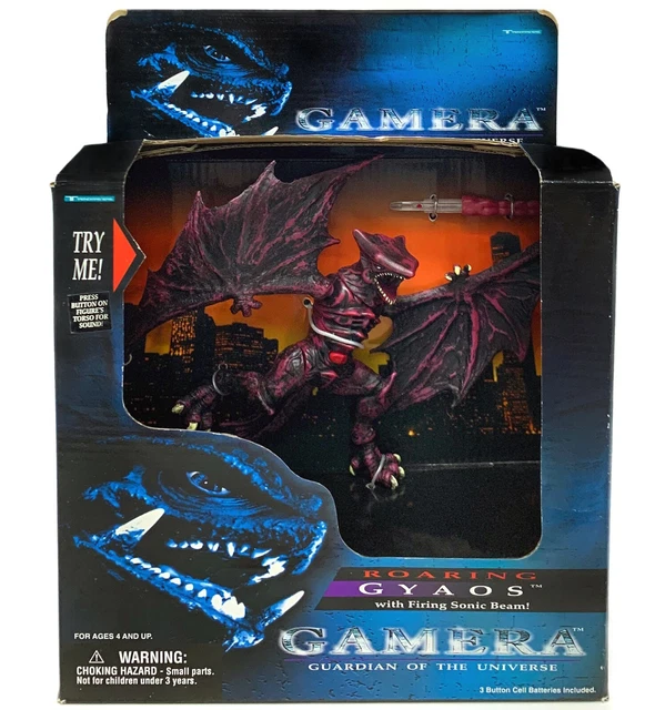 GAMERA ROARING GYAOS Electronic Action Figure with Sound Trendmasters ...