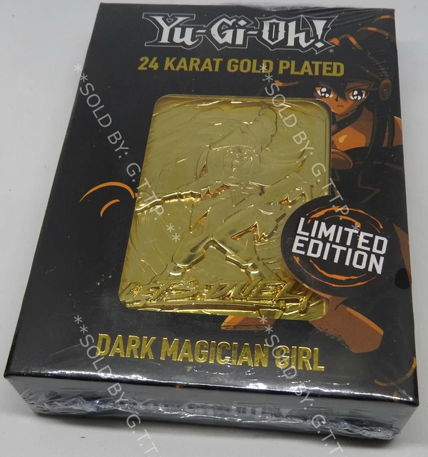 YUGIOH! - THE Dark Magician Girl - 24K Gold Plated Collectable ...