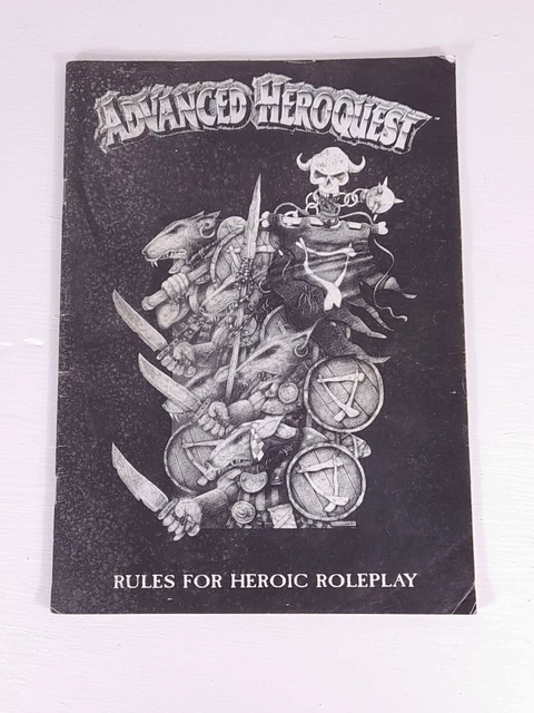 ADVANCED HEROQUEST RULEBOOK Rules For Heroic Roleplay Games Workshop ...