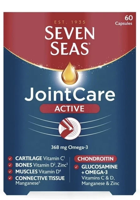SEVEN SEAS 3601754 Jointcare Active Capsules - 60 Capsules £11.00 ...