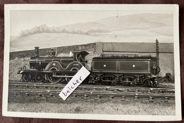 MODEL OF MR LMS 4-4-0 Loco 1756 Vintage Photo Print £1.49 - PicClick UK