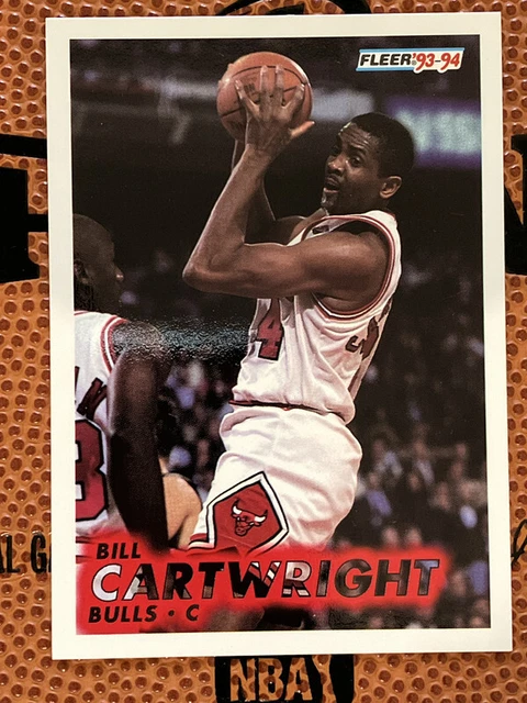 1993-94 FLEER BILL Cartwright w/ Michael Jordan #26 Base Card Bulls £1. ...