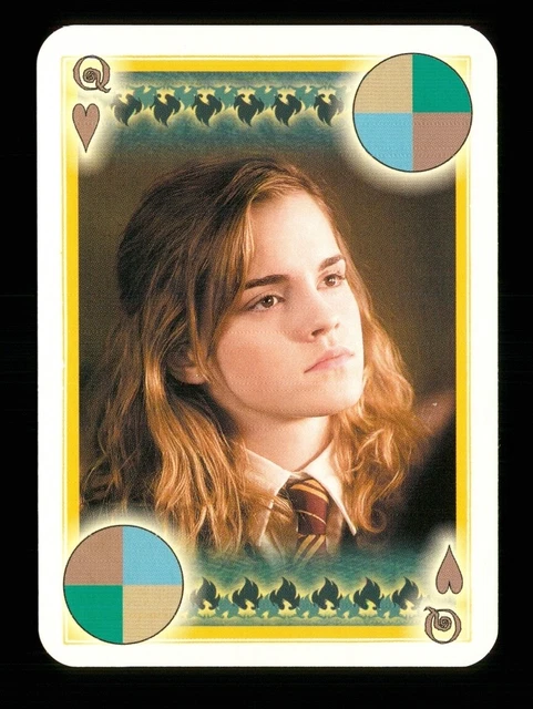 1 X PLAYING card Harry Potter Hermione Granger - Queen of Hearts S14 £2 ...
