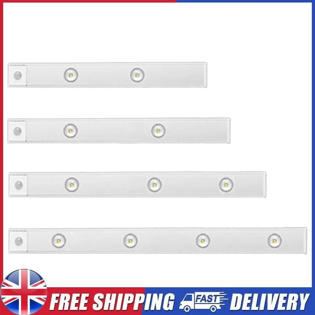 LED NIGHT LAMP Adhesive Rechargeable Strip Light Kitchen Cabinet ...