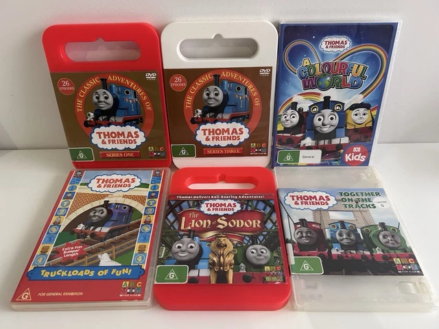 THOMAS THE TANK Engine DVD x 6 Bundle Lot Of Movies and TV Show Series ...