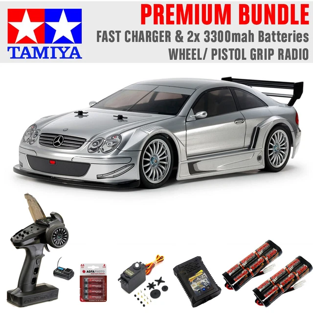 TAMIYA RC 58722 Mercedes CLK AMG '02 TT-02 RC Car Premium Wheel Bundle £219.95 - PicClick UK