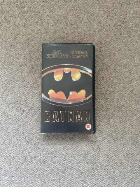 BATMAN 1989 VHS Video Cassette Tape Keaton, Nicholson, PAL UK Classic ...