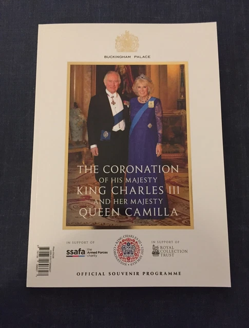 CORONATION OF KING Charles III + Queen Camilla Official Souvenir ...