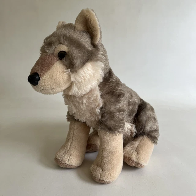 WILD REPUBLIC SOFT Toy Cuddly Plush Wolf Stuffed Animal Plushie 11” £12 ...