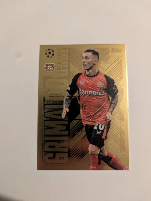 MATCH ATTAX EXTRA 2025 24/25 Gold Edge Alejandro Grimaldi - Leverkusen ...