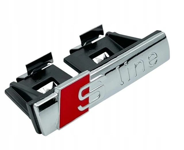 AUDI S-LINE SLINE Grill Schriftzug Emblem Aufkleber Logo chrom EUR 8,00 ...