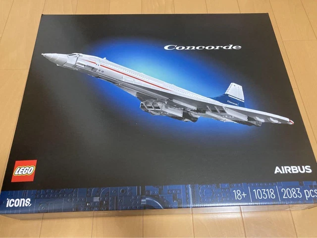 LEGO 2083 PIECES Icons Airbus Concorde 2023 Model 10318 Airplane £218. ...