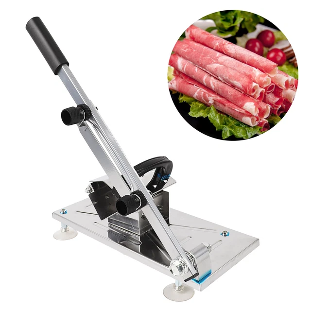 MANUAL MEAT CUTTER Stainless Steel Home Cooking Manual Meat Slicing GB ...