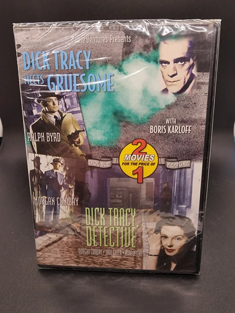 DICK TRACY MEETS Gruesome Dick Tracy, Detective DVD Boris Karloff ...