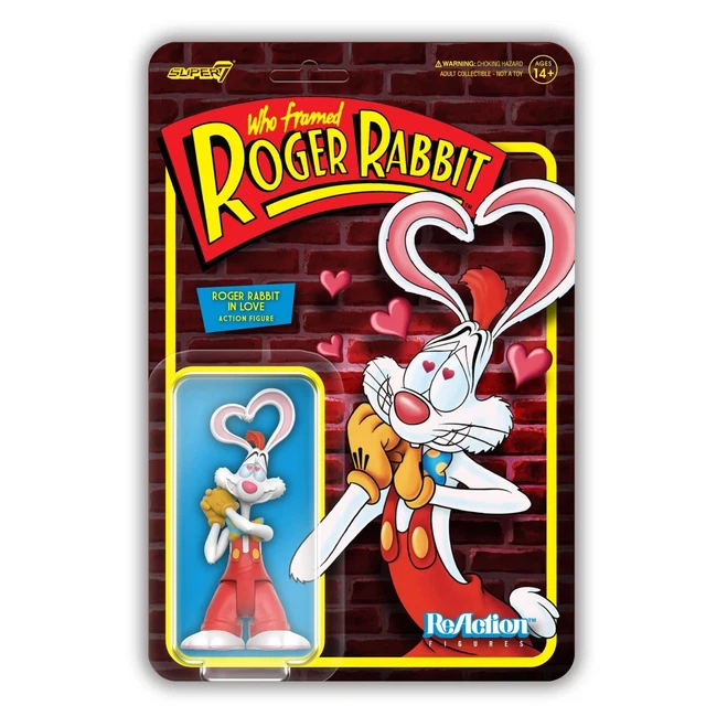 WHO FRAMED ROGER Rabbit Wave 2 Reaction Figure - Roger Rabbit in Love ...