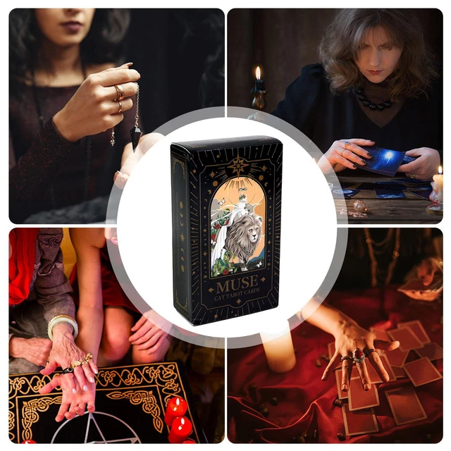 TAROT DECK MUSE Cat Tarot Cards Fortune Telling Board Game Cards ...