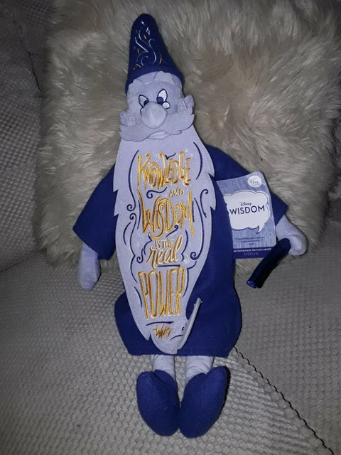 DISNEY WISDOM MERLIN Plush Sword in the Stone Cuddly Toy £12.93 ...