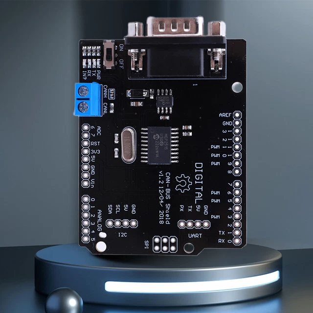 MCP2515 CAN BUS Shield Controller SPI 9 Pins Standard Sub-D Useful for ... MCP2515 CAN BUS Shield Controller SPI 9 Pins Standard Sub-D Useful for ...