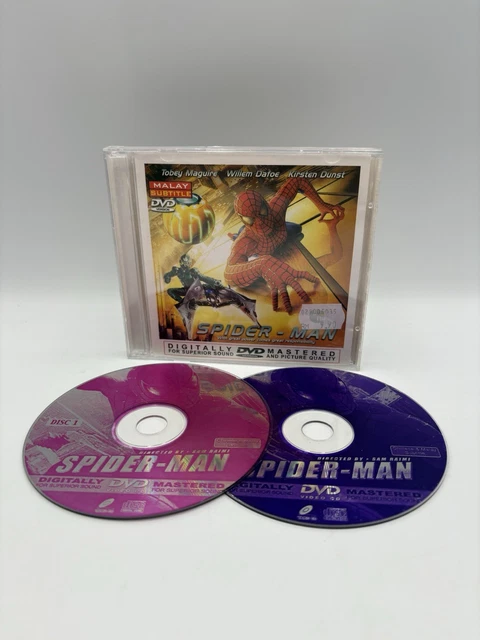 SPIDER-MAN - TOBEY Maguire Willem Dafoe (2002) VCD Movie - Malaysian ...