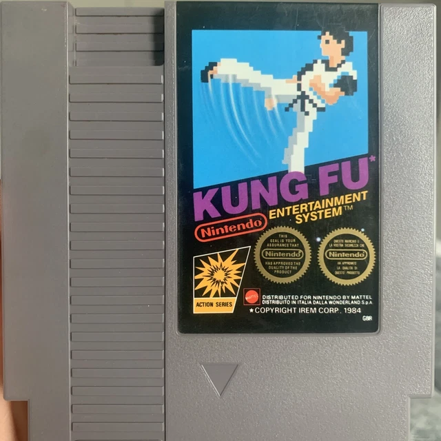 KUNG FU NINTENDO Entertainment System NES 1984 with Slip Case $45.00 ...